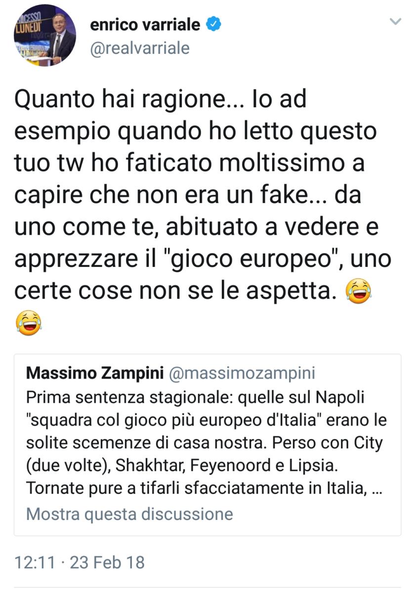 FOTO - Varriale demolisce lo juventino Zampini: "Sai cosa ho fatto ...